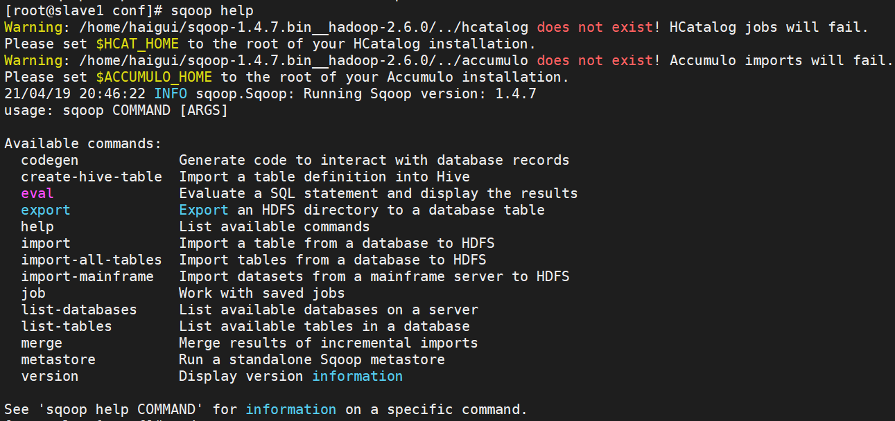 解决：启动sqoop help出现找不到: Could not find or load main class org.apache.sqoop.Sqoop_sqoop未找到命令-CSDN博客