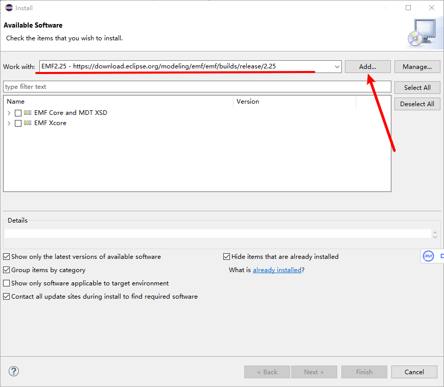 eclipse安装EMF插件_emf - eclipse modeling framework core runtime-CSDN博客