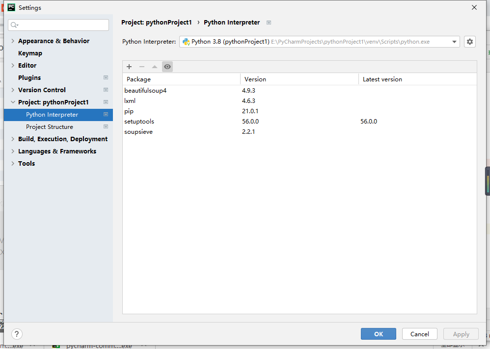 pycharm报错：bs4.FeatureNotFound: Couldn‘t find a tree builder with the features you requested ...