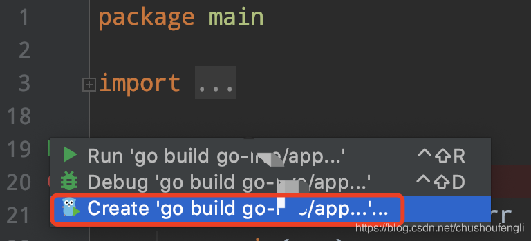 在goland里附带参数rundebuggoland Run 配置参数 Csdn博客