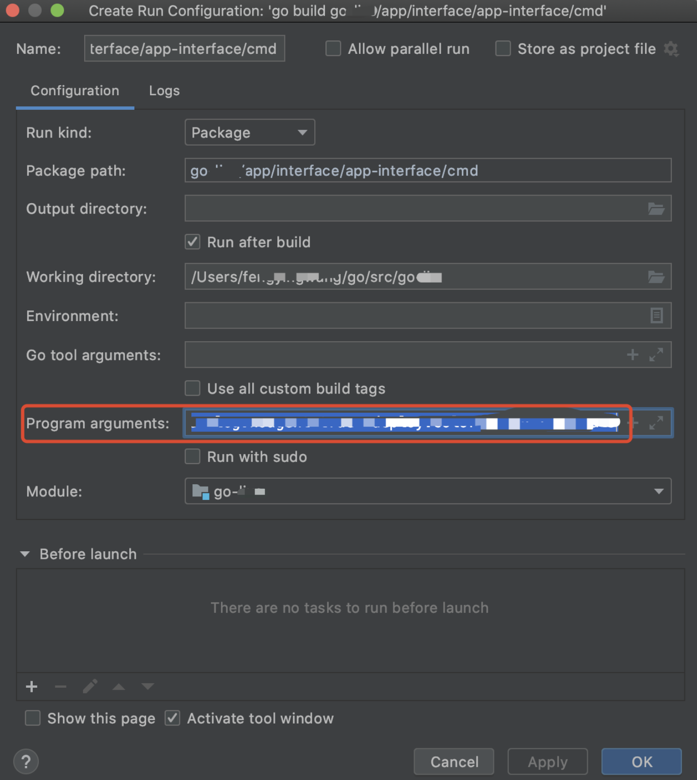 在goland里附带参数run/debug_goland run 配置参数-CSDN博客