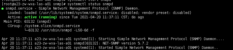 CentOS 7 Installing SNMP Services - Programmer Sought