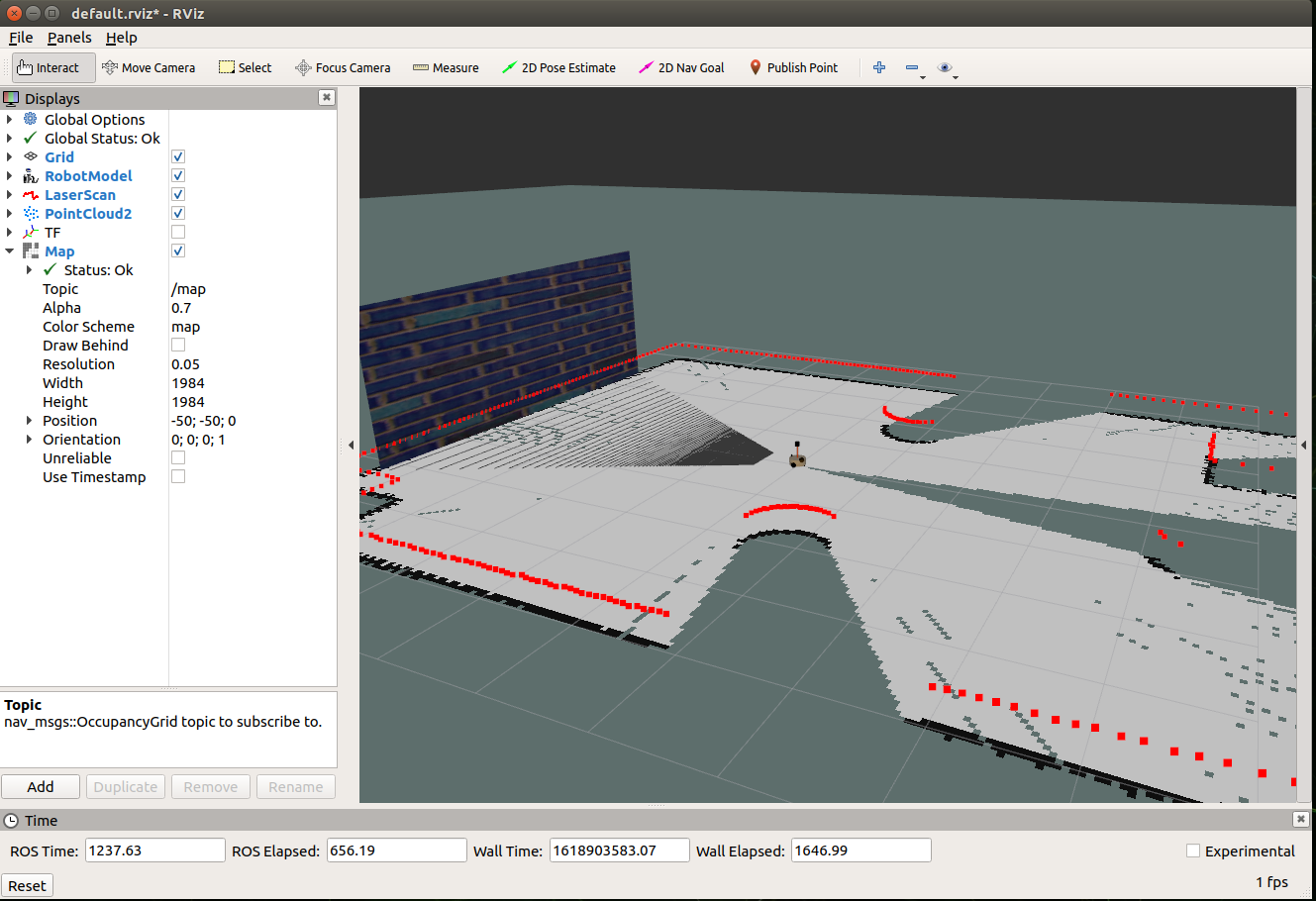 ROS教程 Gazebo仿真(5)-SLAM之gmapping 建图实现_gazebo gmapping建图-CSDN博客