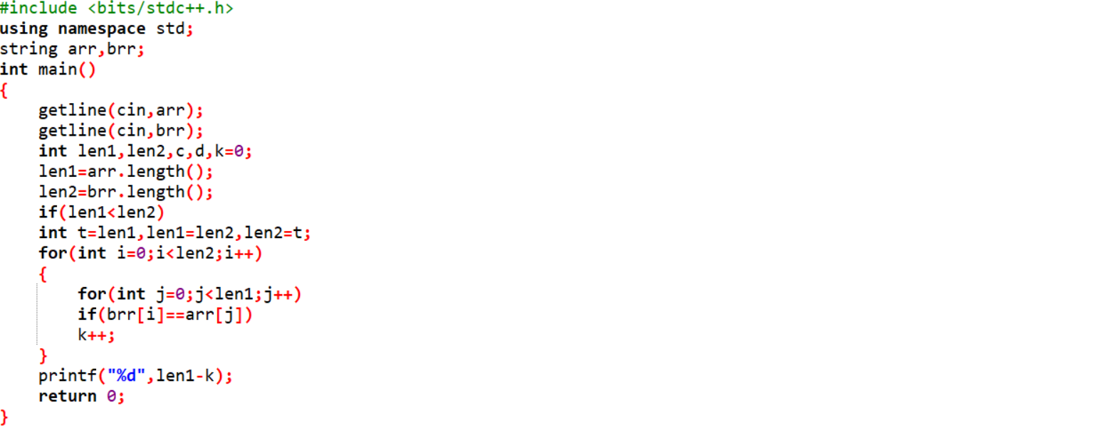 ZZULIOJ.1206: 字符串的修改_题目描述 设a 和b 是2 个字符串。要用最少的字符操作将字符串a 转换为字符串b。这-CSDN博客