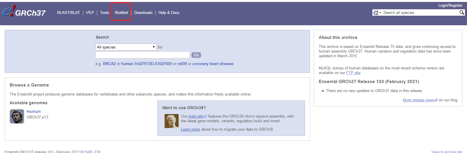 ensembl数据库BioMart使用，查找转录本ID在ensembl与refseq中的对应关系_ensembl的转录本号怎么查询-CSDN博客