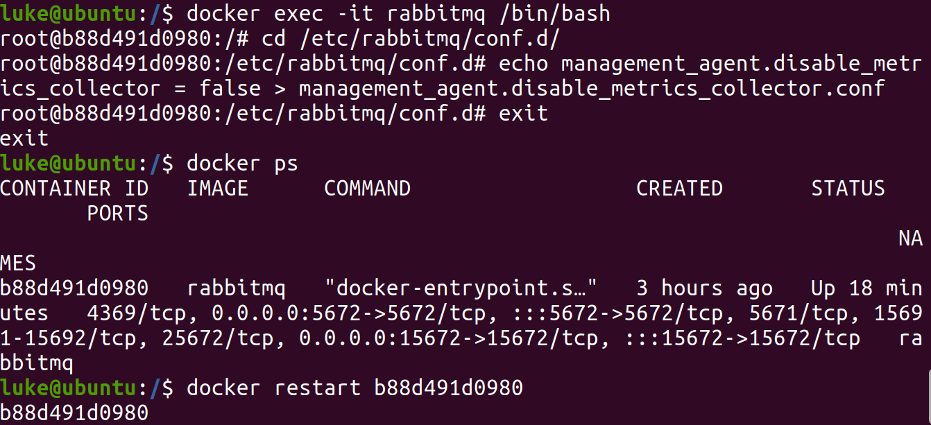 Docker部署rabbitmq遇到的问题 Stats in management UI are disabled on this node-CSDN博客