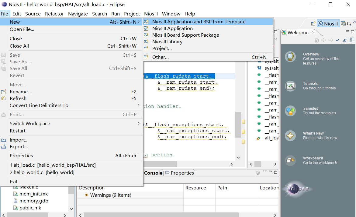 基于Nios II的hello world_利用nios ii跑一个hello world-CSDN博客