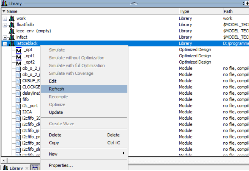 Fatal: (vsim-3381) obsolete library format 解决办法_fatal: (vsim-3350) generic " " has not b-CSDN博客
