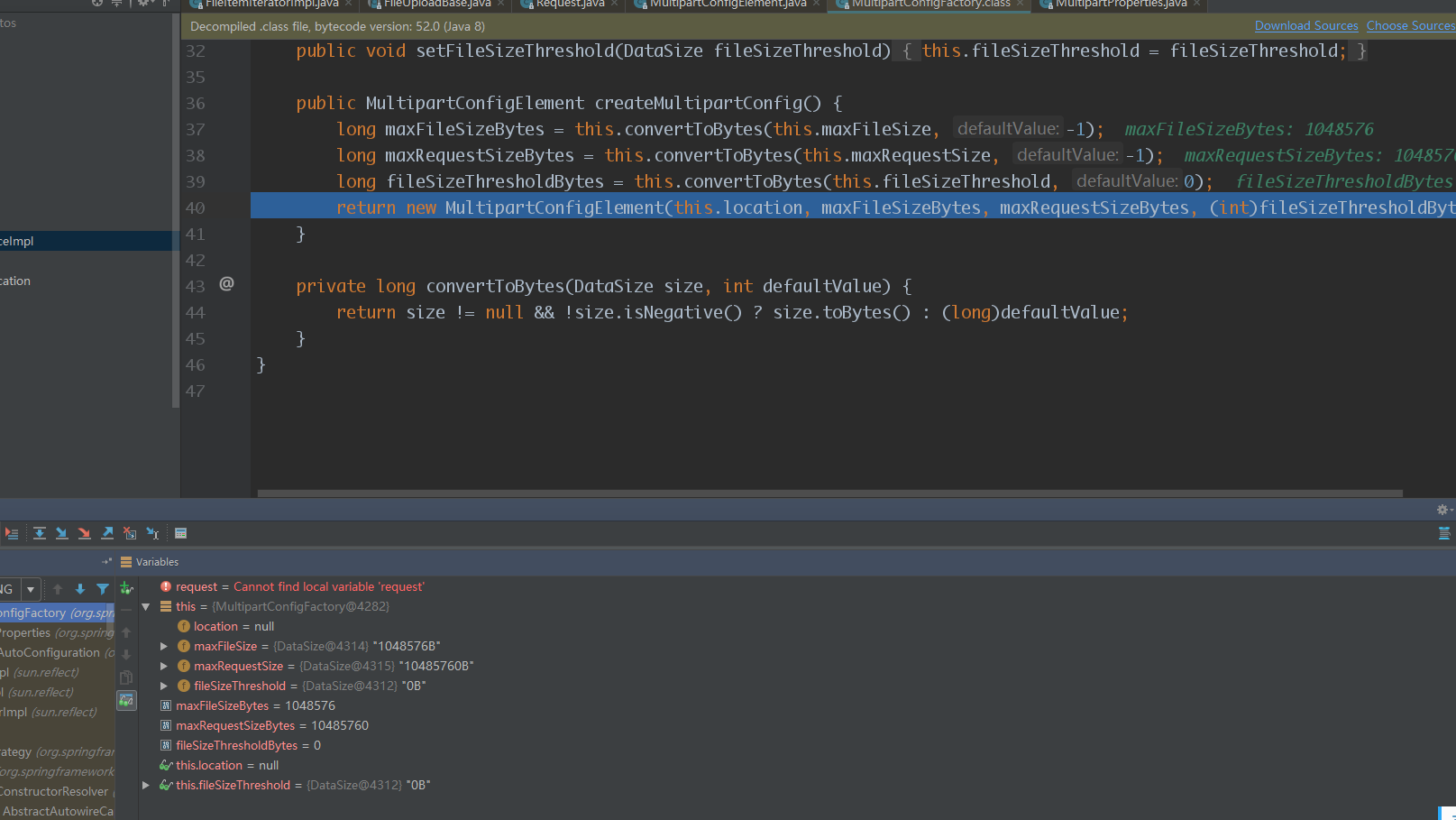springboot文件上传，文件过大引发异常SizeLimitExceededException——思考与解决办法（Debug分析自动装配）_request processing ...