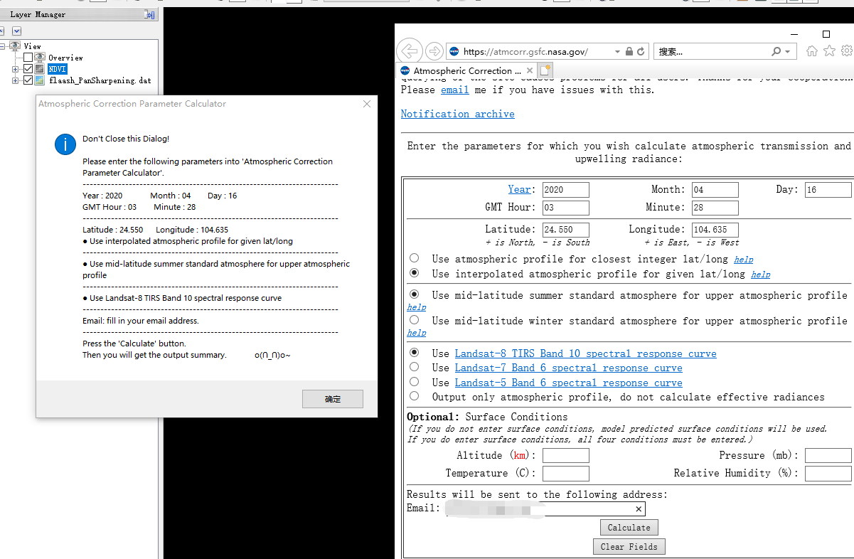 基于Landsat8数据利用ENVI计算TVDI_landsat计算tvdi-CSDN博客