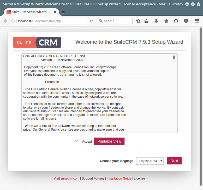 SuiteCRM搭建安装（apache+msyql+php）_suitecrm安装-CSDN博客