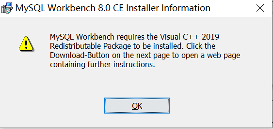 MySQL Workbench安装失败_mysql workbench 8.0 ce installer information mysql-CSDN博客