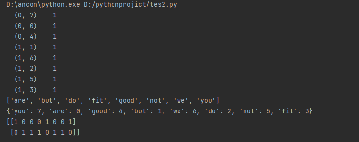 CountVectorizer详解-CSDN博客