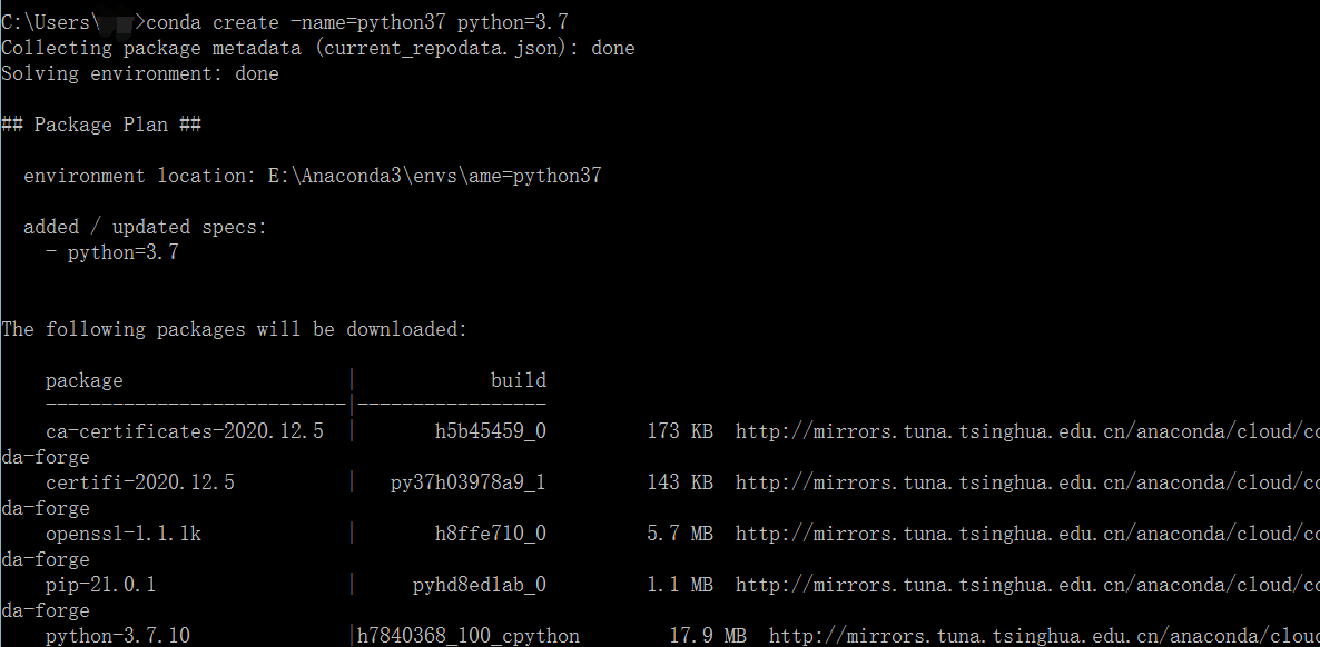anaconda在创建虚拟环境时出现CondaHTTPError: HTTP 000 CONNECTION FAILED for url问题-CSDN博客