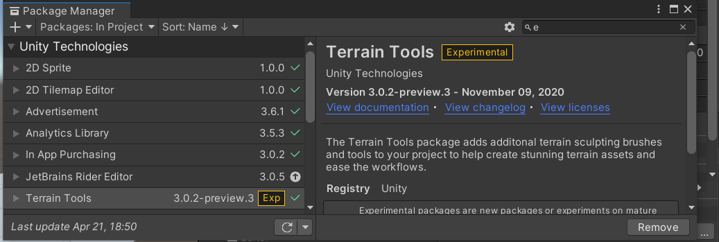 Unity3D安装TerrainTool_unity terrain tools-CSDN博客
