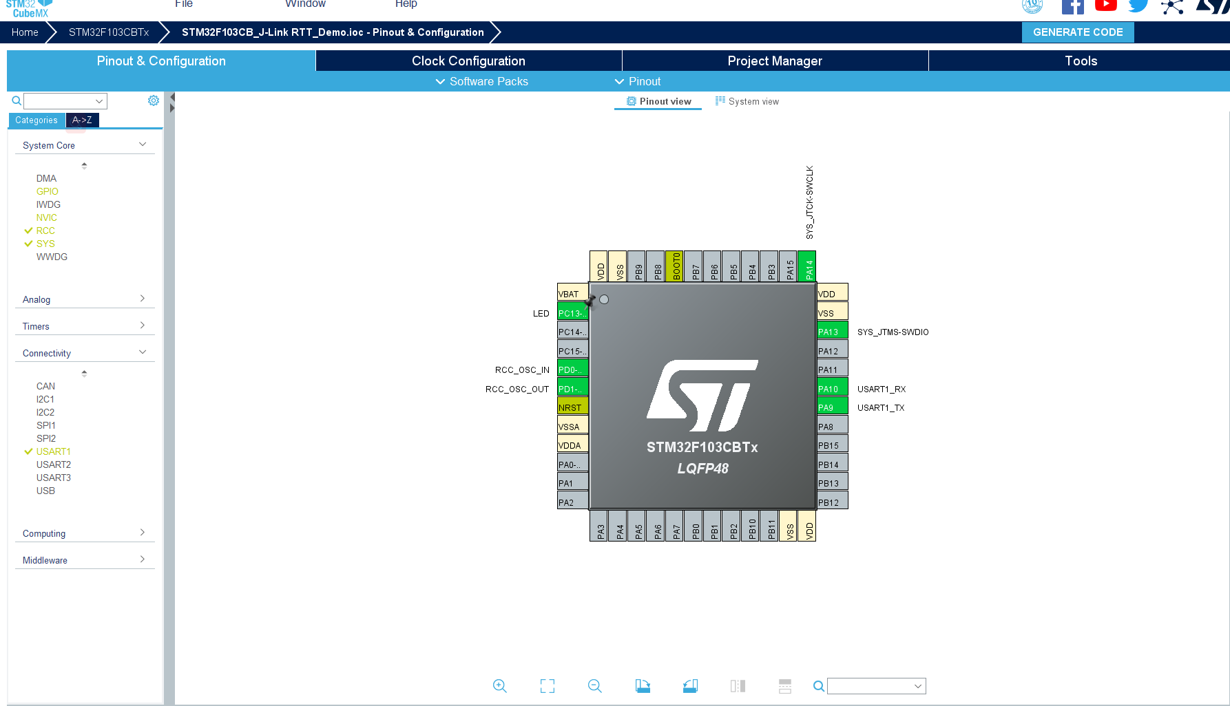 STM32HAL库-移植J-Link RTT软件调试神器_stm32f103 使用j-link rtt viewer好吗-CSDN博客
