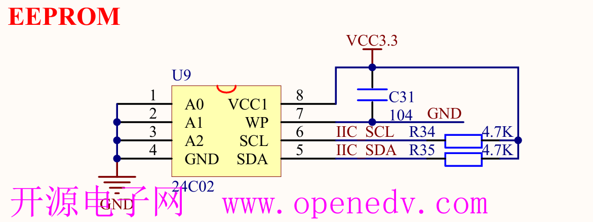 STM32学习笔记（9）——（I2C续）读写EEPROM_stm32 i2c 读写eeprom-CSDN博客