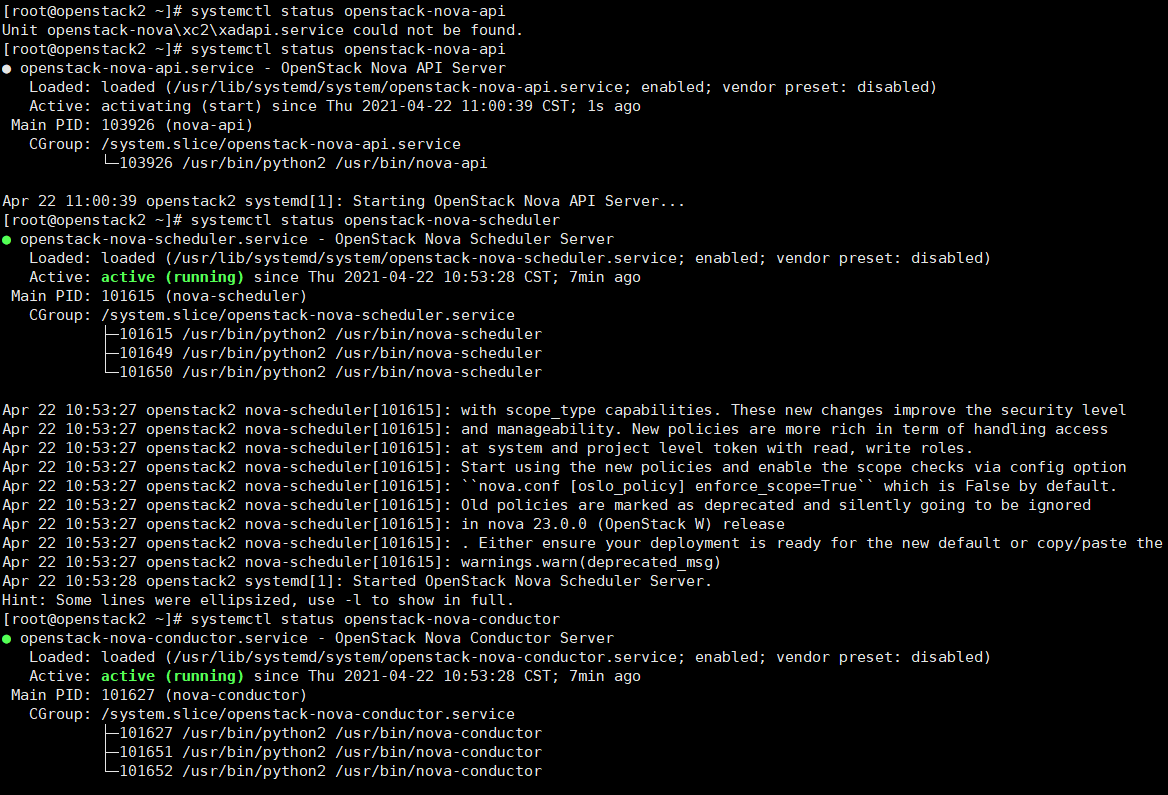 Openstack基础环境配置（六）：手动安装配置nova组件(控制节点)_00-nova-placement-api.conf-CSDN博客