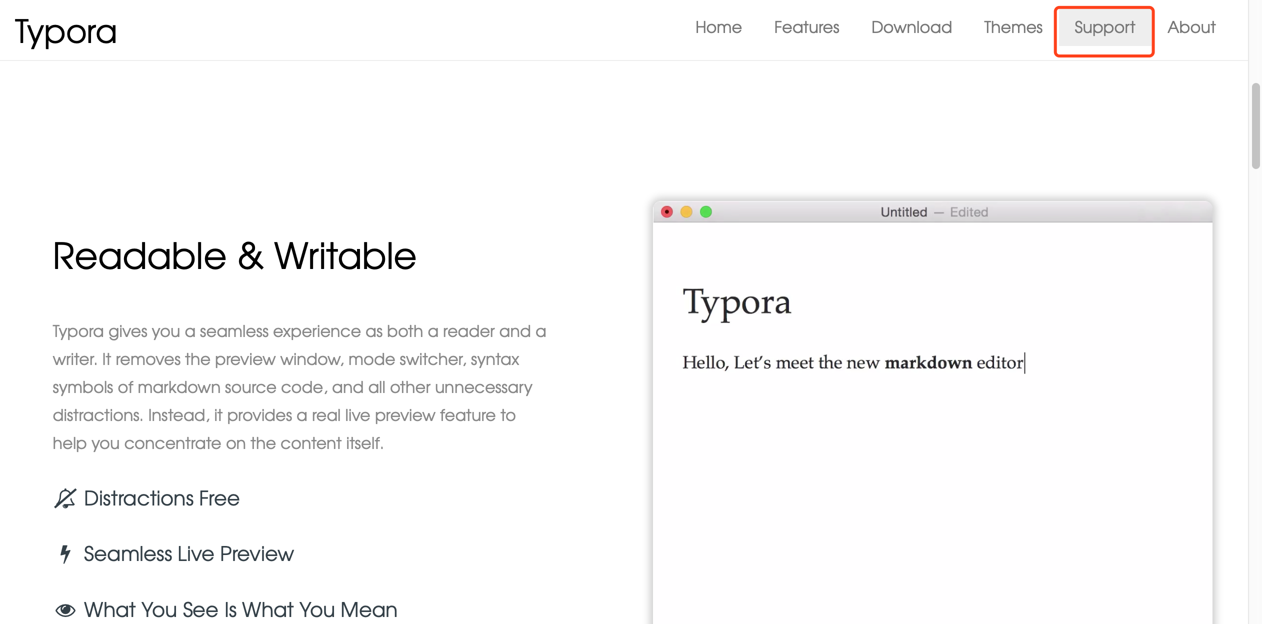 mac版本markdown编辑器工具：Typora 下载_typedown苹果-CSDN博客