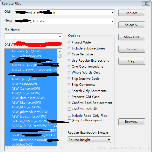 Sourceinsight 全局替换变量source Insight替换 Csdn博客