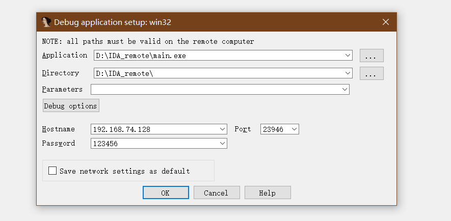 IDA远程动态调试(linux & Windows)_ida远程调试-CSDN博客