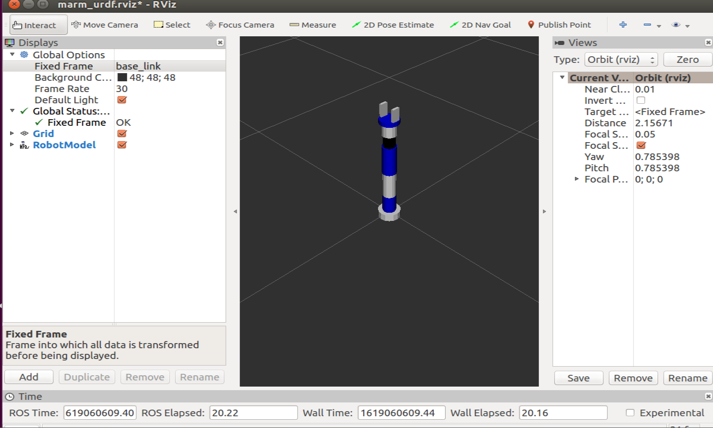 从零开始建立机械臂URDF模型_c# urdf模型-CSDN博客