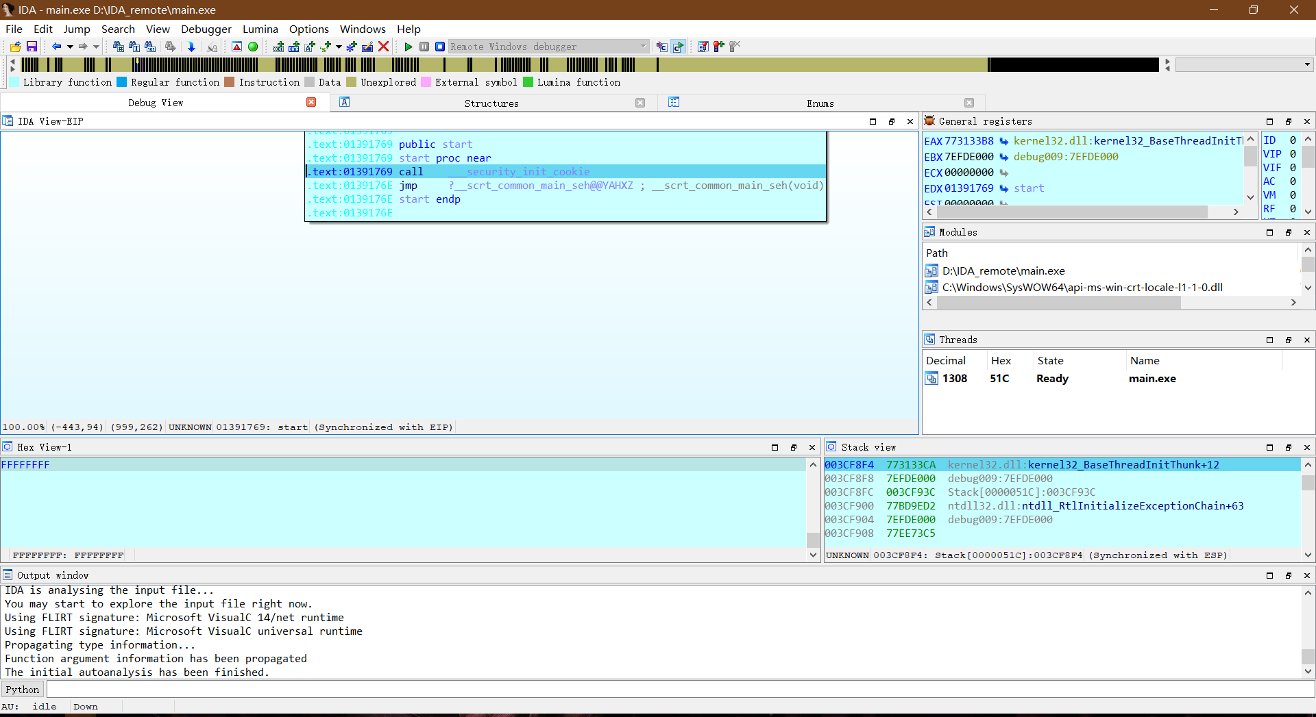IDA远程动态调试(linux & Windows)_ida远程调试-CSDN博客