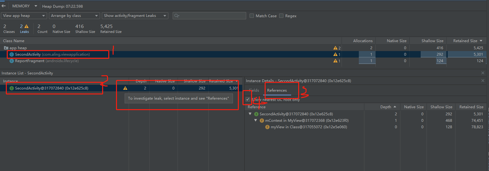 使用Android Studio分析内存泄漏_androidstudio profit分析内存泄漏-CSDN博客