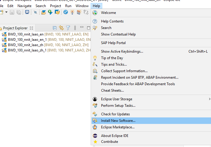 Eclipse for ABAP / HANA Studio 安装已经配置ABAP和 BW插件_sap hanastudio 的eclipse安装-CSDN博客