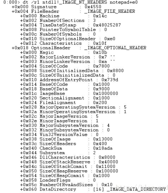 PE文件结构_pe可选文件头的directory-CSDN博客