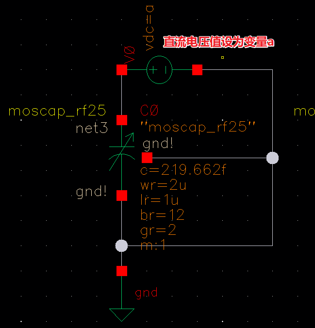 用dc方法对Varactor(变容管)C-V曲线仿真_varactor电容的cv曲线-CSDN博客