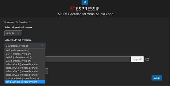 esp-idf vscode配置 从下载工具链到创建工程，步骤记录_idf 导入工程-CSDN博客