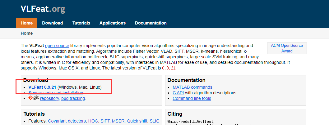 MATLAB r2016a 配置 VLFeat 库教程（超详细，一看必会）-CSDN博客
