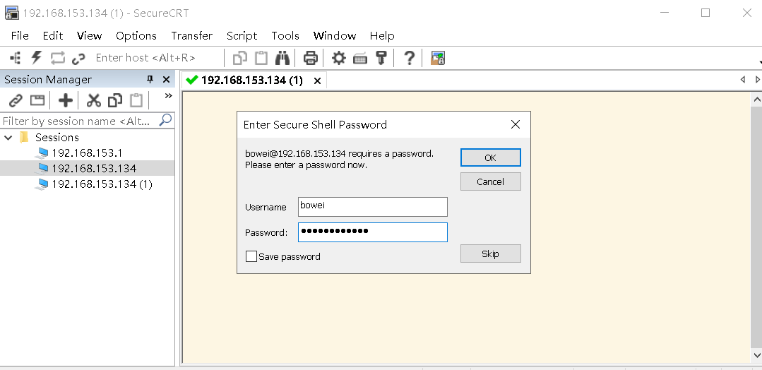 Linux远程访问工具SecureCRT的安装与连接ping_scrt远程连接-CSDN博客