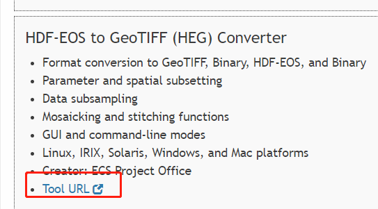 HEG安装及hdf文件转tif文件批处理_hdf explorer转tiff-CSDN博客