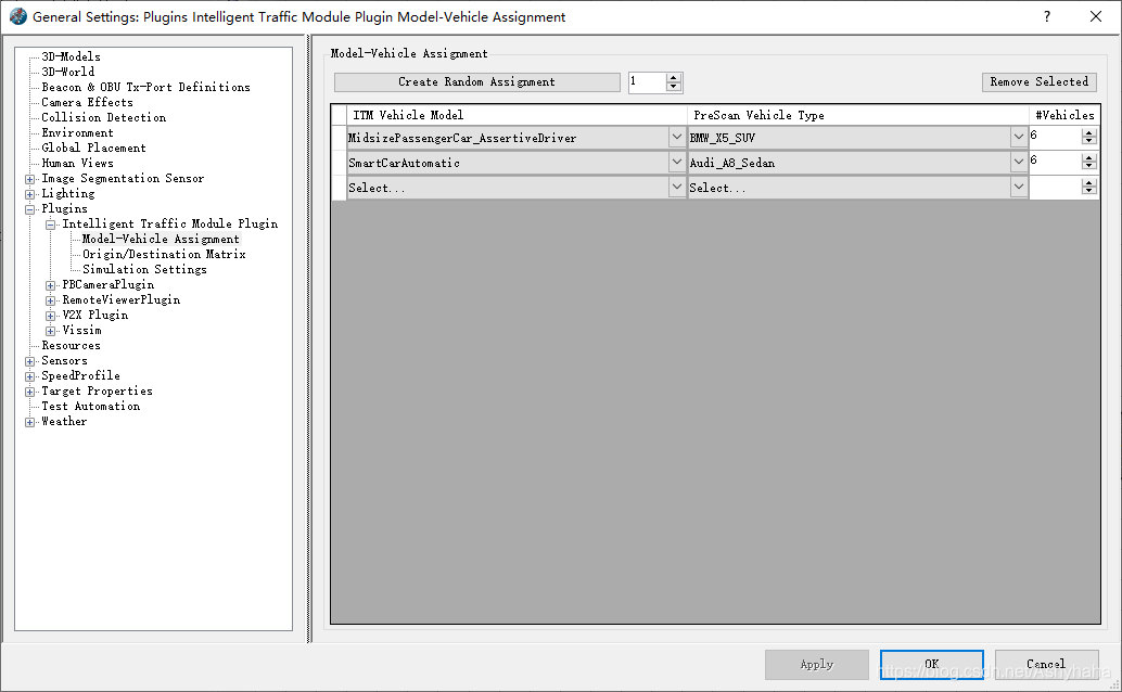 Prescan交通流车流插件 Itm Intelligent Traffic Module Plugin与matlab(simlink)联合仿真使用实例 Prescan生成随机交通流 Csdn博客