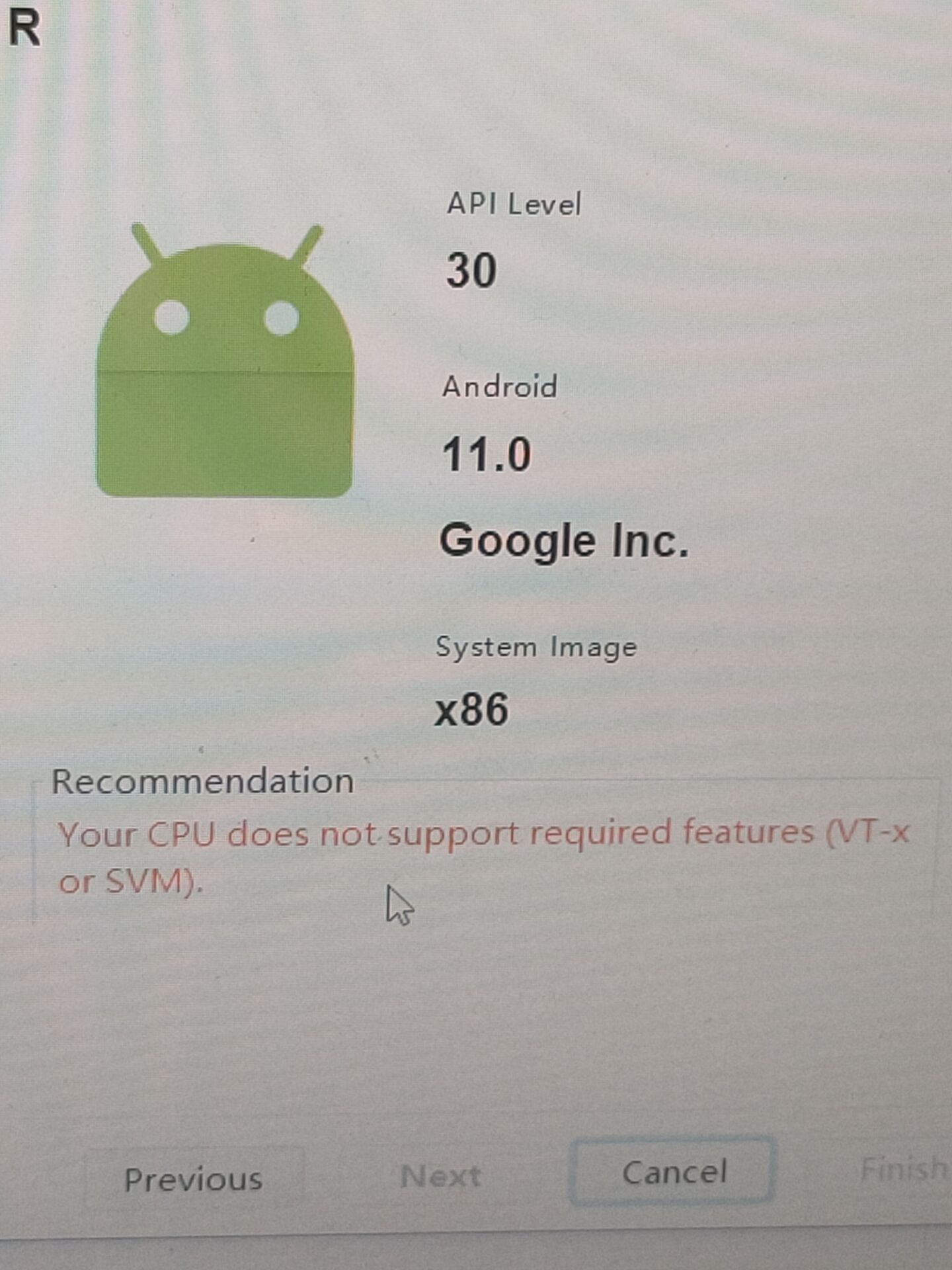 关于Android Studio中安装虚拟机显示You CPU does not support required features(VT-x or SVM)问题的解决方法_your cpu ...