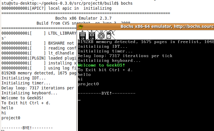 GeekOS操作系统课程设计 project0-CSDN博客