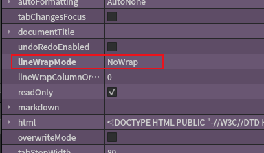 qt textedit textBrowser等控件不自动出现水平滚动条而是自动换行_qt 无法设置textedit 滚动条-CSDN博客