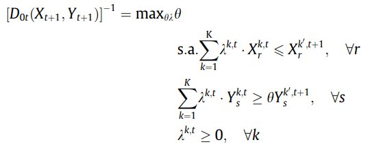 数据包络分析--Malmquist指数-CSDN博客
