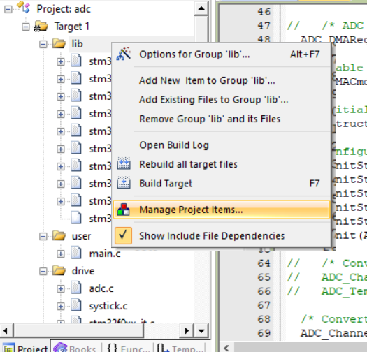 Keil5引入驱动文件报错_*** target 'target 1' uses arm-compiler 'v5.06 upd-CSDN博客