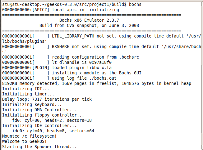 GeekOS操作系统课程设计 project1_geekos project1-CSDN博客