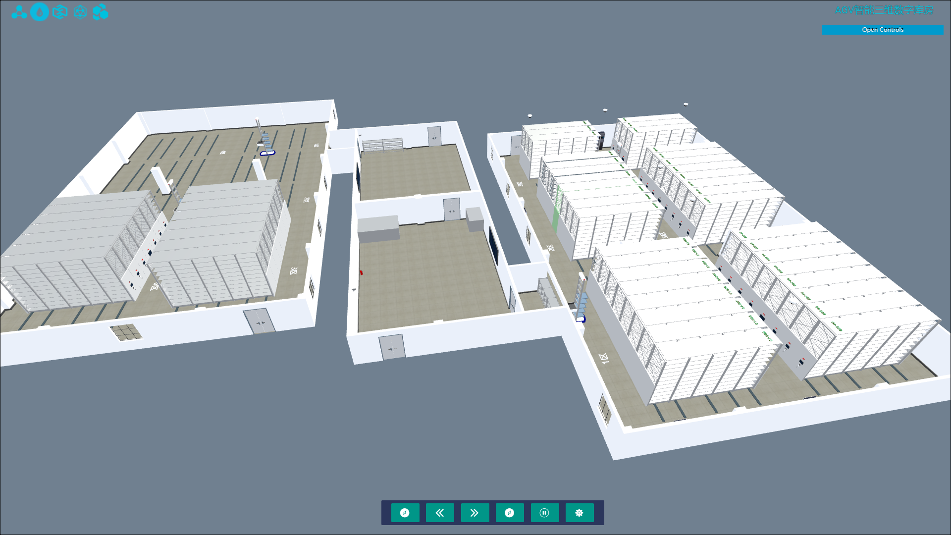 AGV智能三维数字物流库房HTML5+WebGL(Threejs)解决方案_threejs 货架-CSDN博客