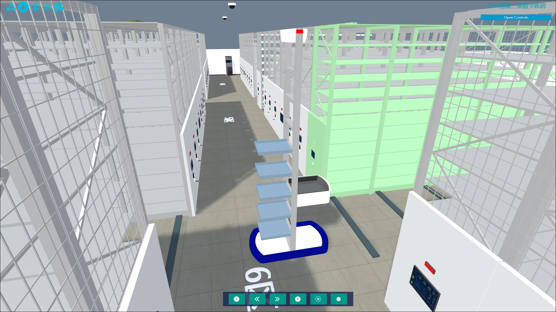 AGV智能三维数字物流库房HTML5+WebGL(Threejs)解决方案_threejs 货架-CSDN博客