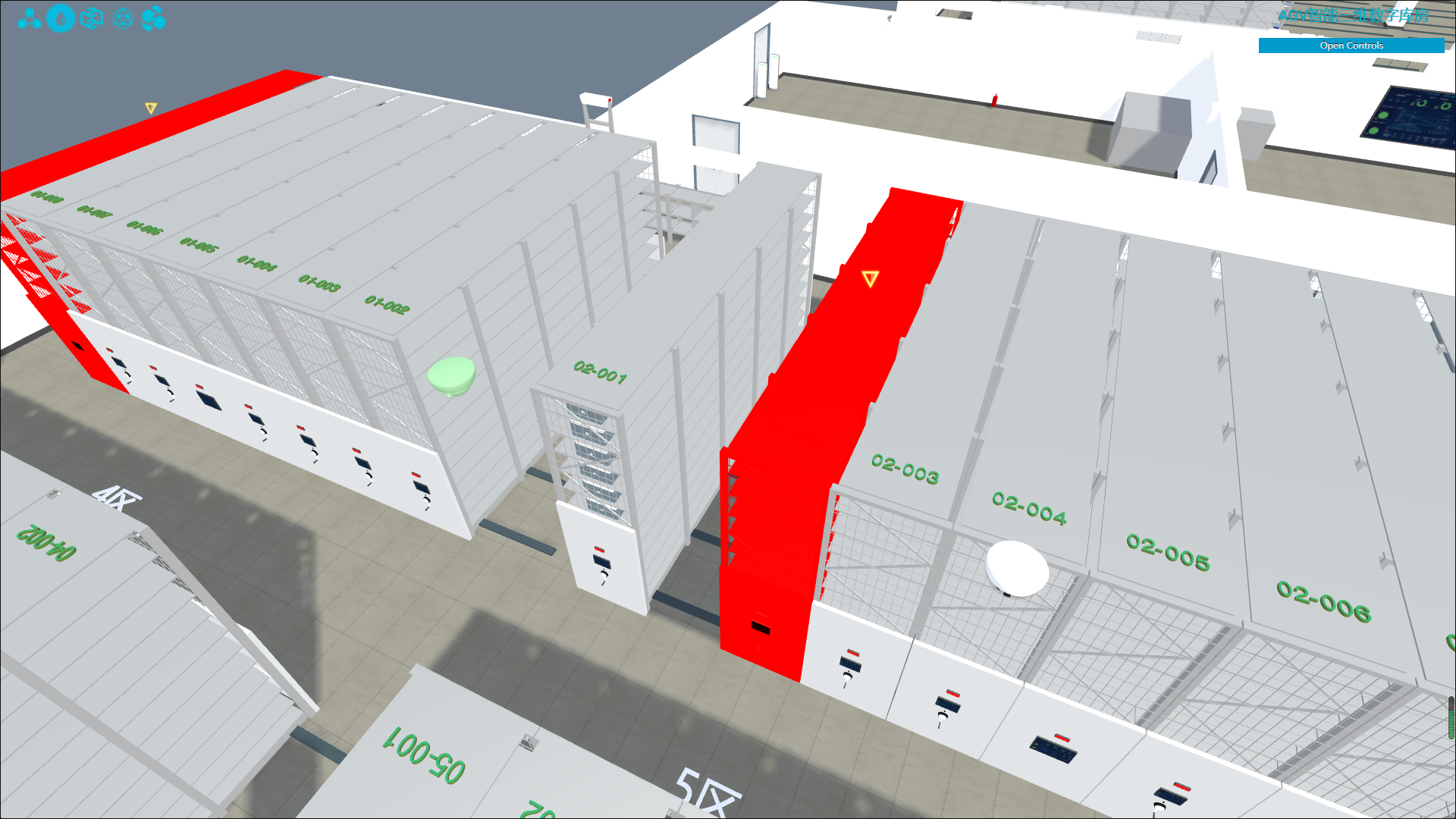 AGV智能三维数字物流库房HTML5+WebGL(Threejs)解决方案_threejs 货架-CSDN博客