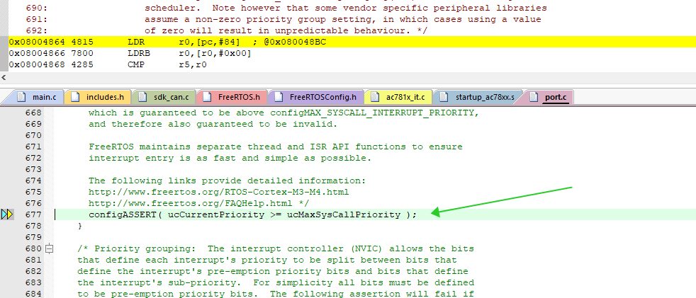 FreeRTOS 中断使用信号量和任务同步失败_uccurrentpriority >= ucmaxsyscallpriority-CSDN博客