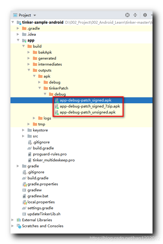 【android 热修复】运行 Tinker 官方示例 处理 Tinker Id 问题 编译 Debug 包 修改 Gradle 脚本 生成 Patch 包 热修复