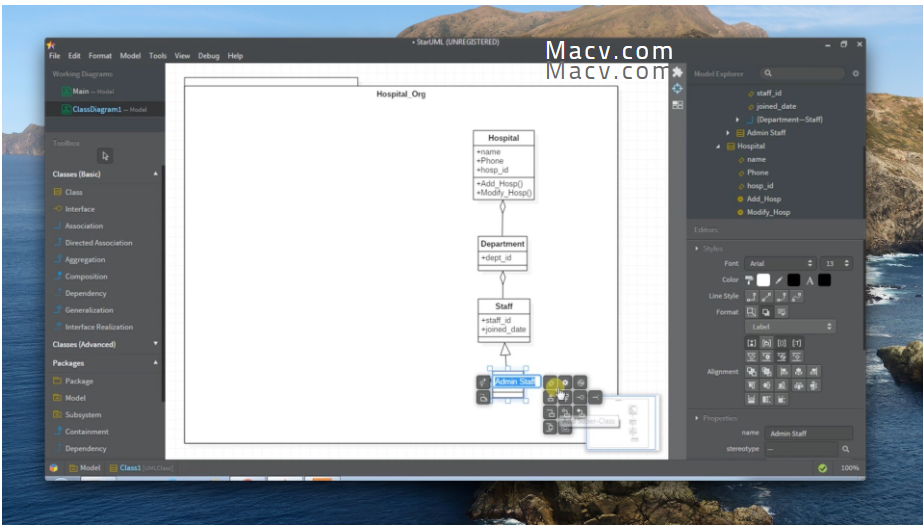 UML软件建模器StarUML快捷键分享_staruml复制会修改源文件-CSDN博客
