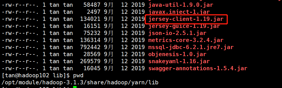 Spark yarn运行时报：ClassNotFoundException:com.sun.jersey.api.client.config.ClientConfig错误_spark java ...