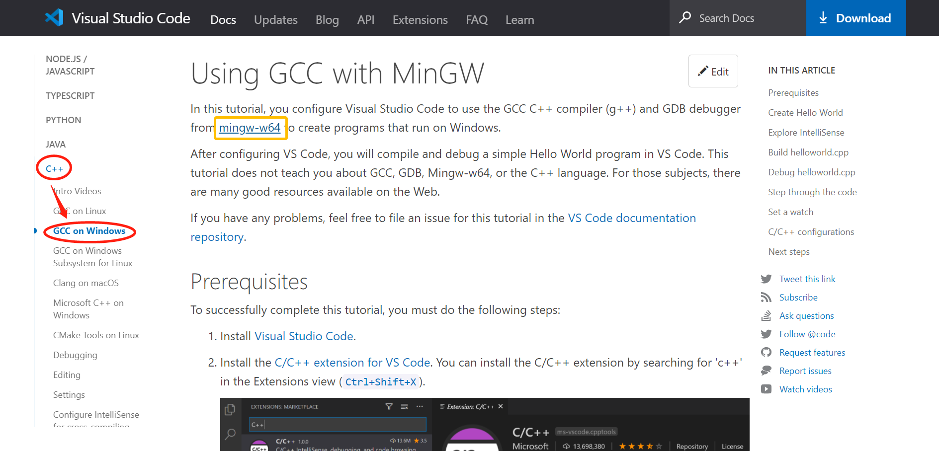 Win10下配置vscode + OpenCV3（c++库编译）_mingw-w86-CSDN博客